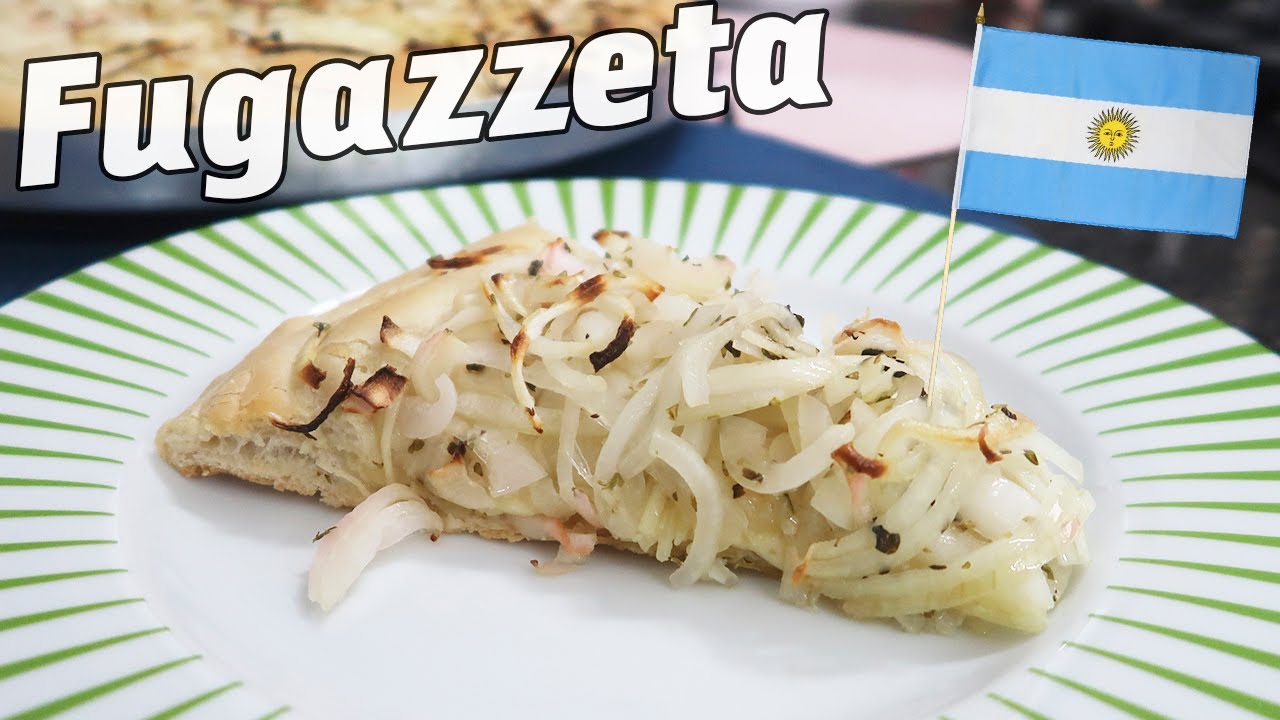FAZENDO A FAMOSA FUGAZZETA ARGENTINA | PIZZA ARGENTINA | MASSA DE PIZZA ...