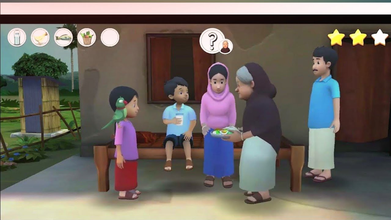 Meena game 2 | Level 1 | Bangla gameplay video| Meena Raju fishing in ...