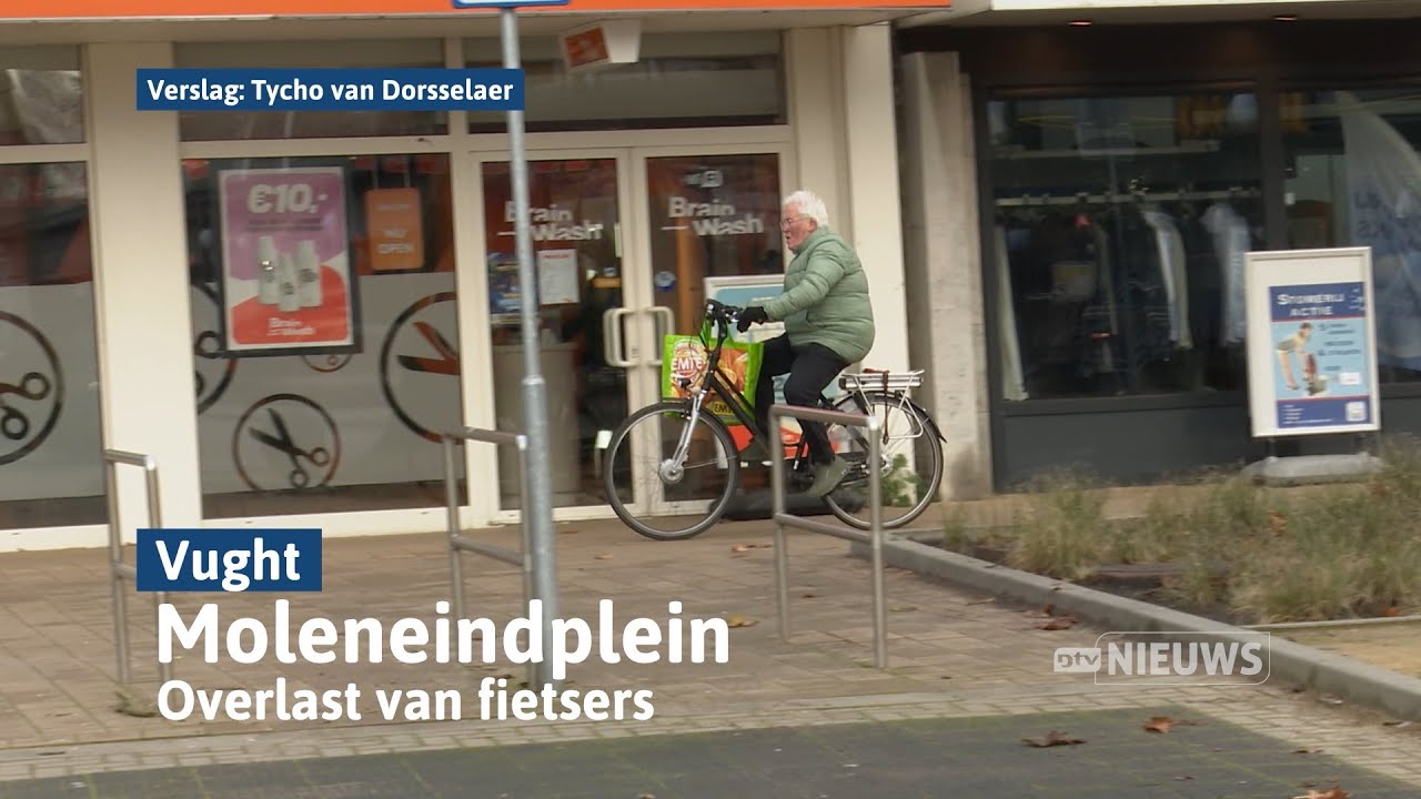 Fietsoverlast op Moleneindplein in Vught, ondanks handhaving I Dtv Ring ...