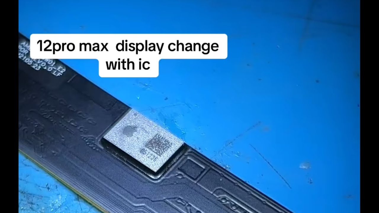 iPhone 12 Pro Max LCD display IC repair📱 - YouTube