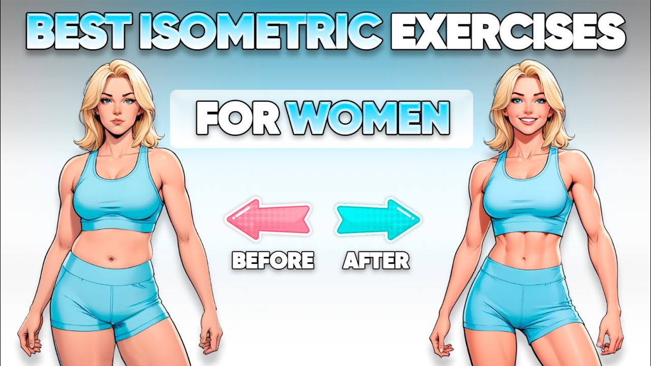 BEST Isometric Exercises for Women: Full-Body Workout - YouTube