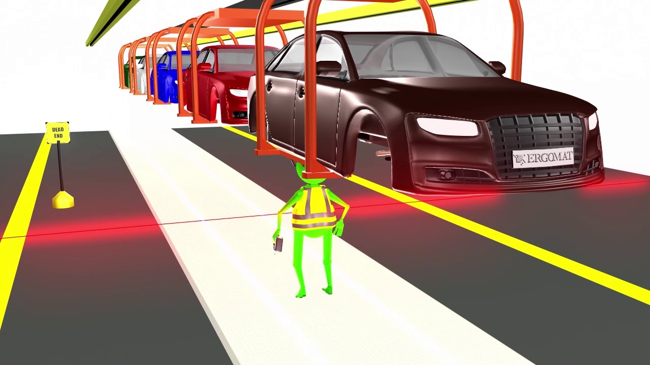 Assembly Line Laser - YouTube