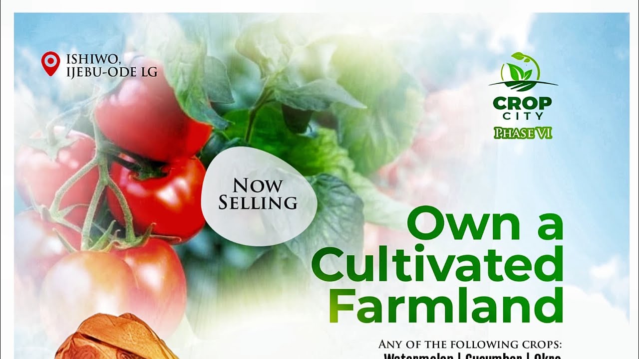 OWN A CULTIVATED FARMLAND TODAY. It is the easiest way to own a farm ...