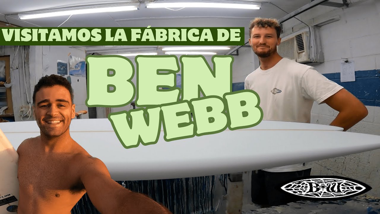INCREÍBLE⚡️Un Vistazo a la Fábrica de Tablas de BEN WEBB | Surfing rompedor y underground 💀🕷 ...