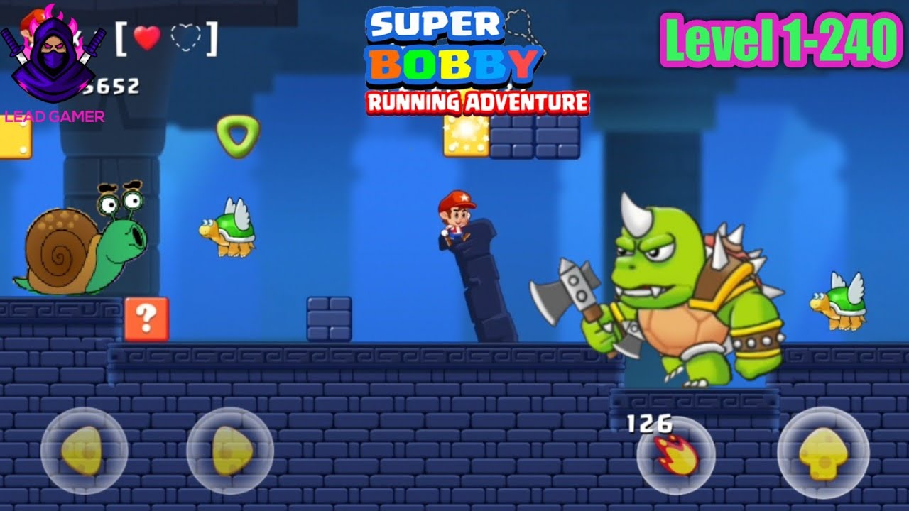 Super Bobby Bros Running Adventure Level 1-240 #games #gaming #gameplay ...