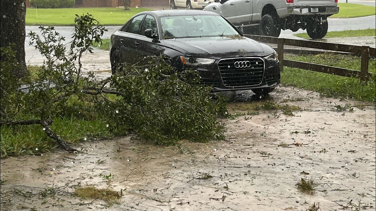 Sept. 30th Hurricane Ian snapping trees!!! Central Florida - YouTube