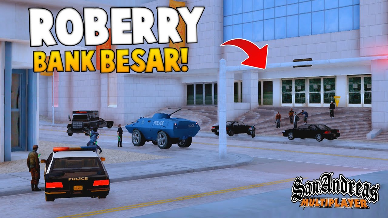 AKSI PERAMPOKAN BANK BESAR DI KOTA LOS SANTOS !! GTA SAMP ROLEPLAY INDONESIA - YouTube