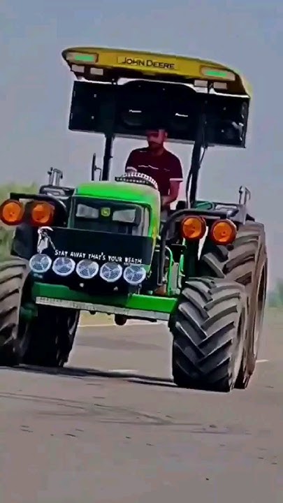 jhon deere 5050 d stunts by nishu deshwal // modified tractors // TRACTOR HEART #nishudaswal ...