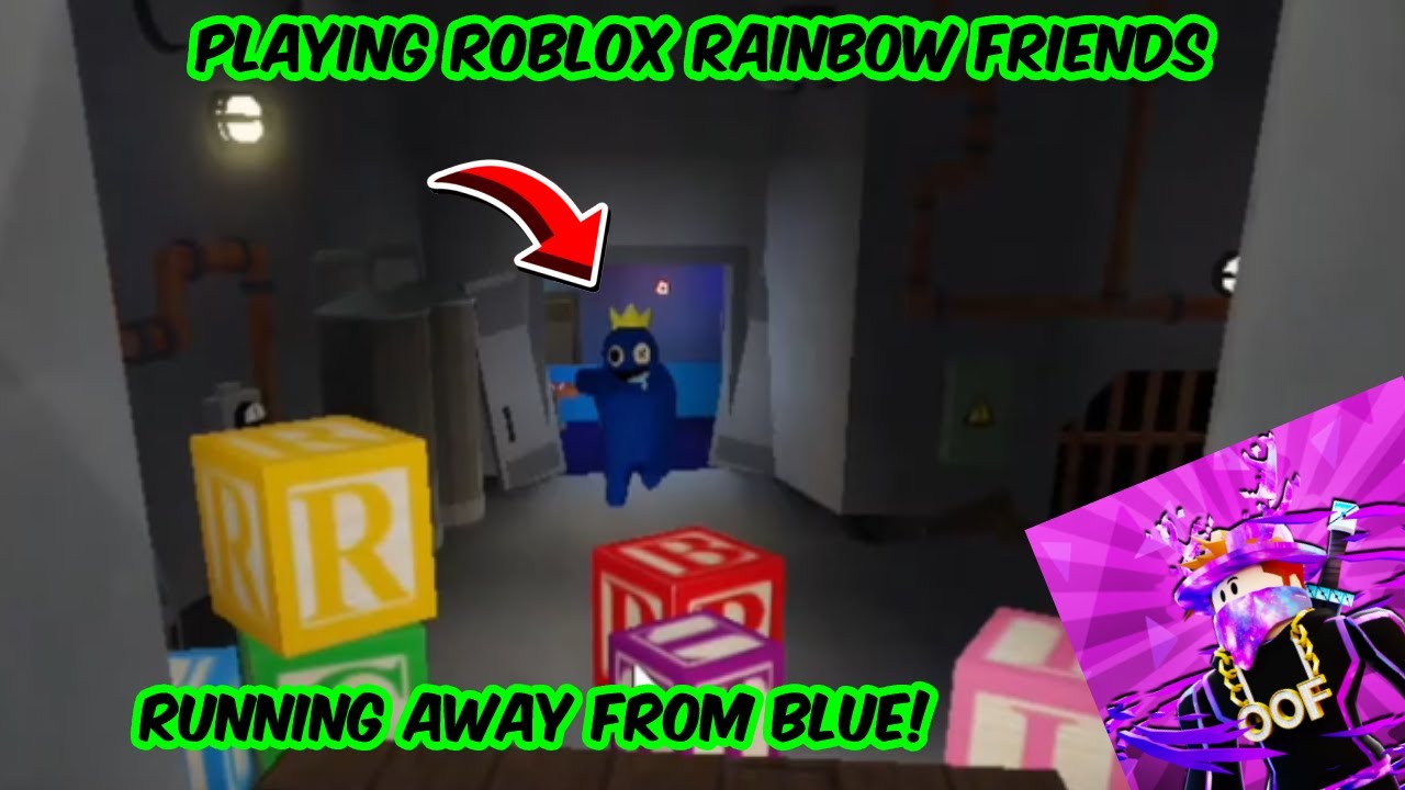 Roblox l Rainbow Friends l ESCAPING FROM BLUE! - YouTube