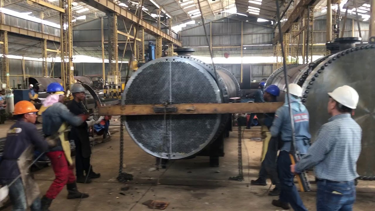Ensamble haz de tubos / tube bundle assembly - YouTube