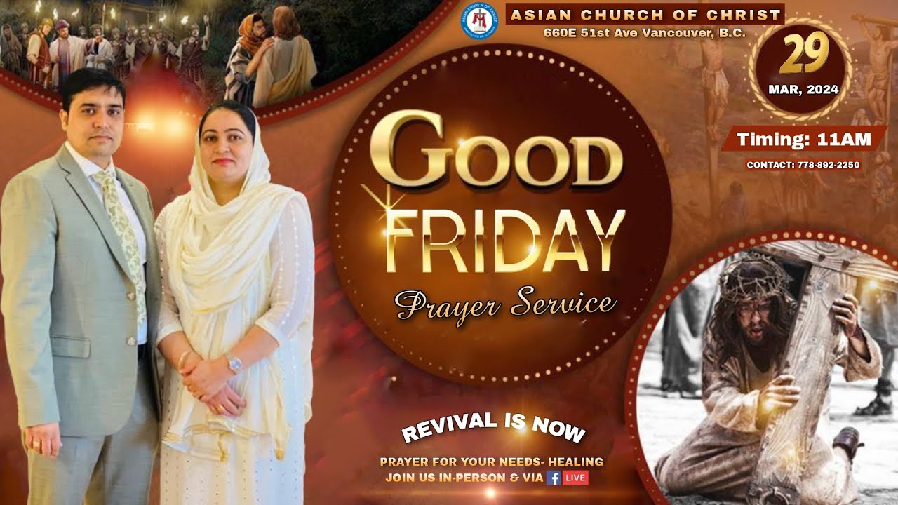 Special Good Friday Prayer Service 29 March 2024 - YouTube
