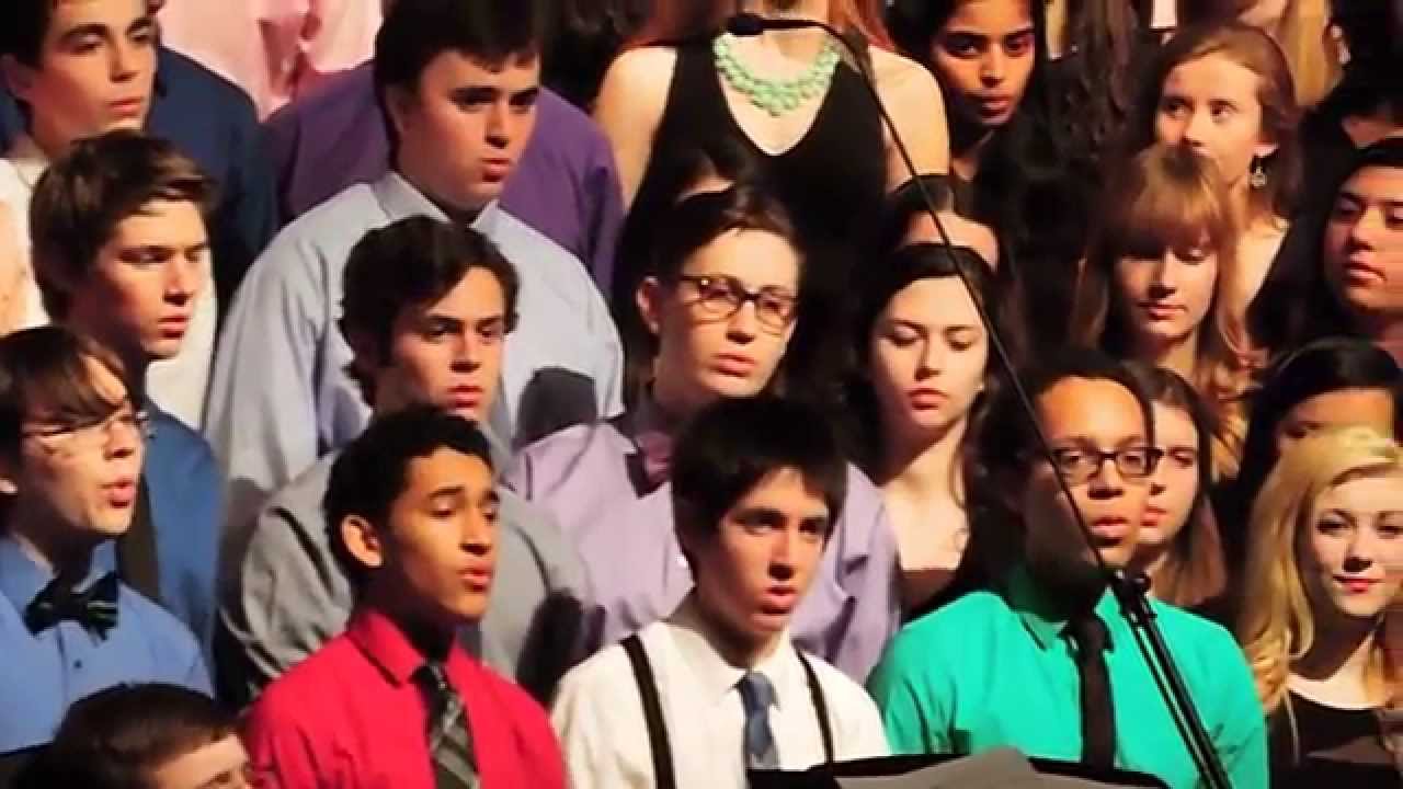 Concert Choir singing "The Phantom of the Opera Medley" @ 2015 SPFHS ...