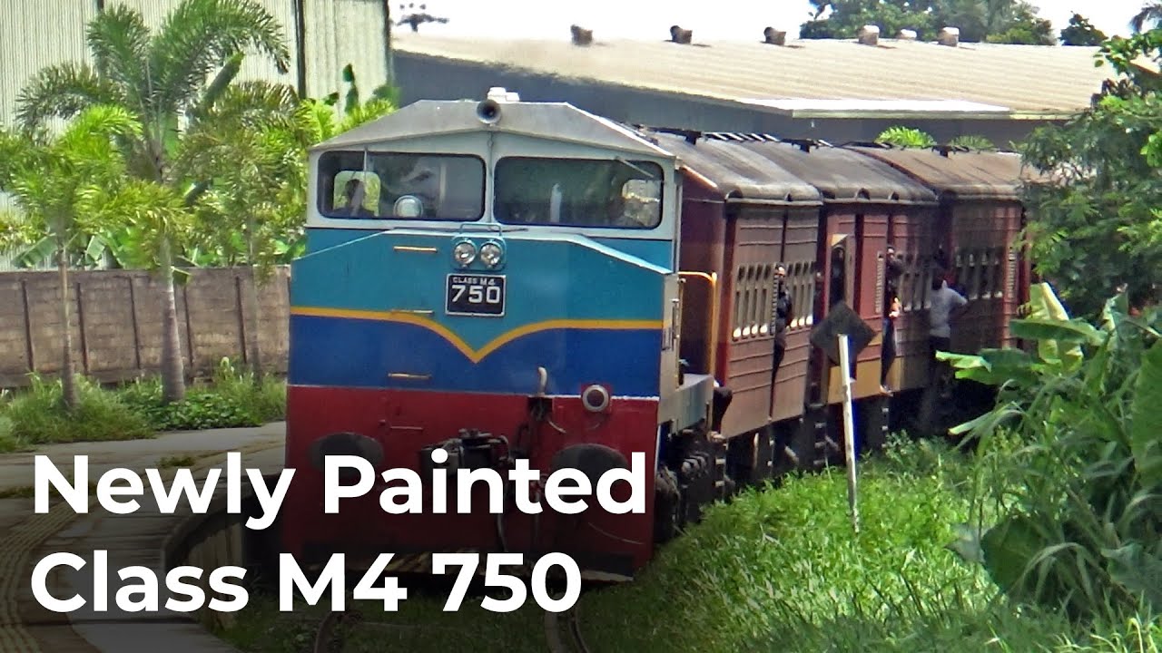 Newly Scheduled and Painted Locomotive Class M4 750 in Action with ...