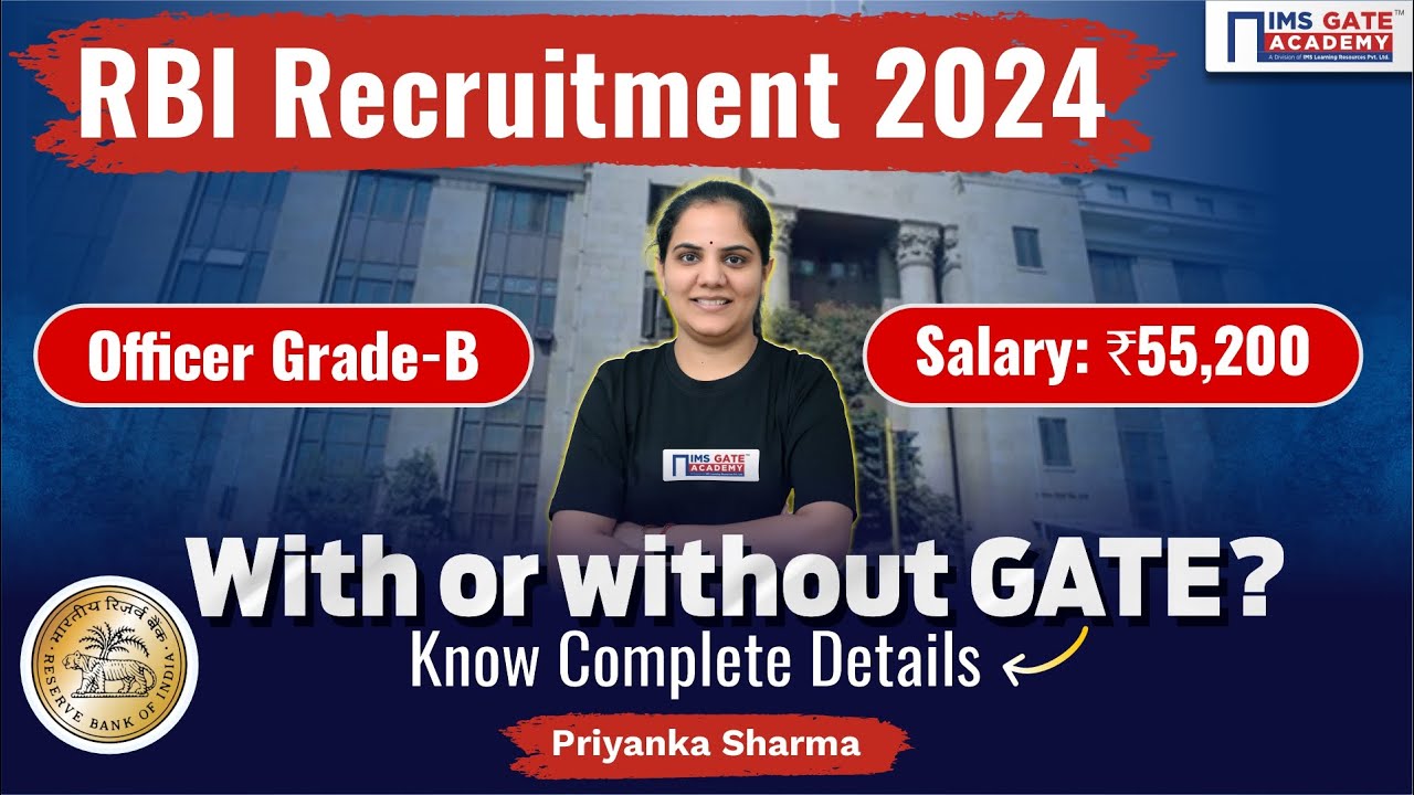 RBI Officer Grade-B Recruitment 2024 | RBI Officer Grade-B Salary ...