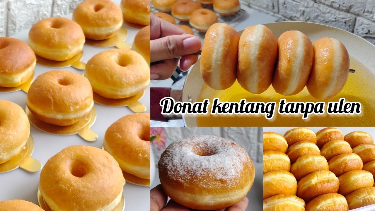Tanpa ribet nguleni hasilnya bisa selembut ini‼️Resep donat kentang ...