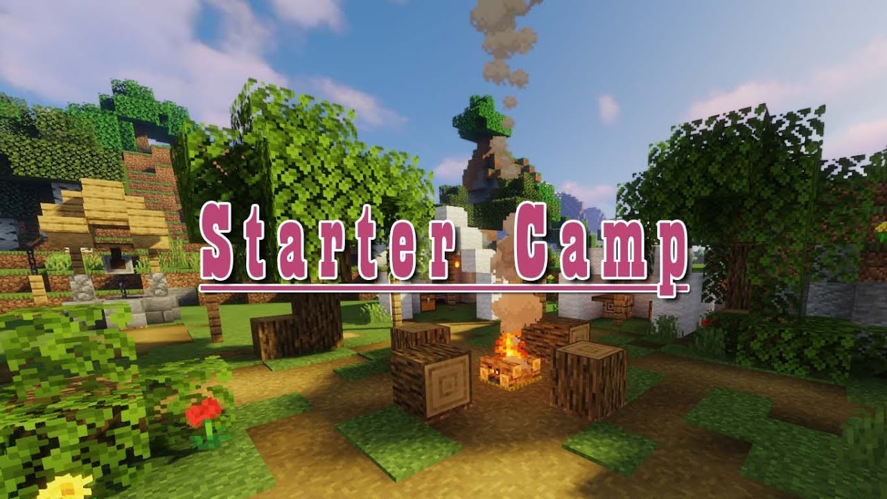Working on the Starter Camp! | Minecraft Live | Part 2 - YouTube