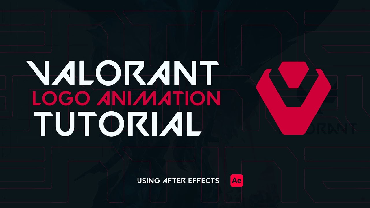 Valorant Logo Animation using After effects | Logo animation tutorial ...