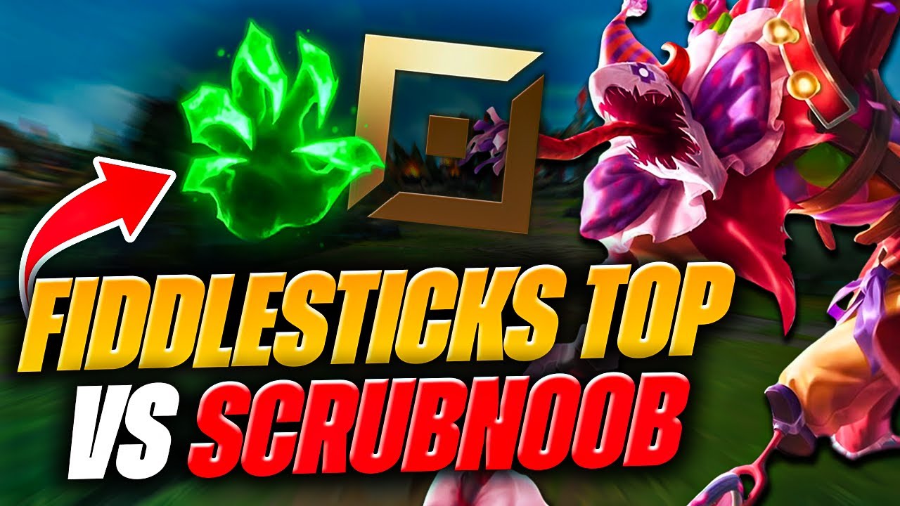 SCRUBNOOB gets a taste of my FIDDLESTICKS top 😈 - YouTube
