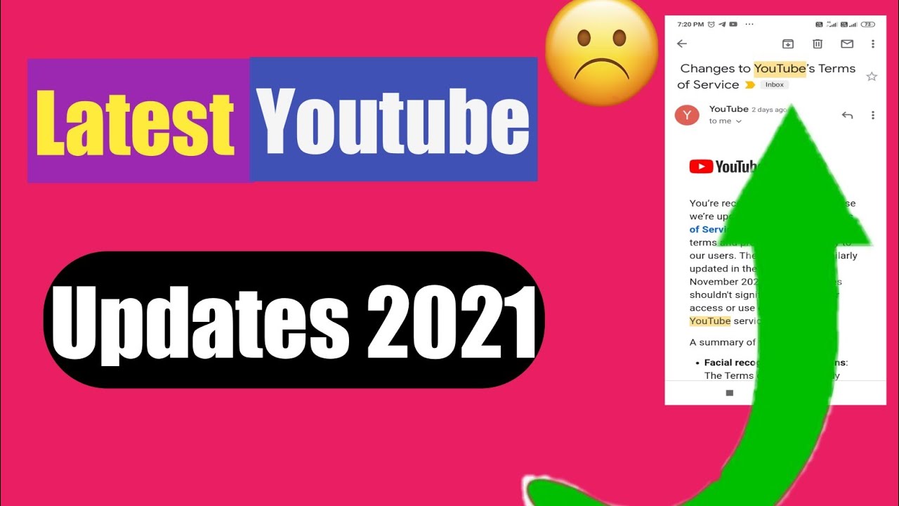 youtube new updates 2021 changes in youtube's terms & conditions - YouTube