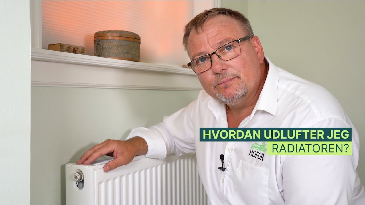 Spareråd: Hvordan udlufter jeg radiatoren? - YouTube