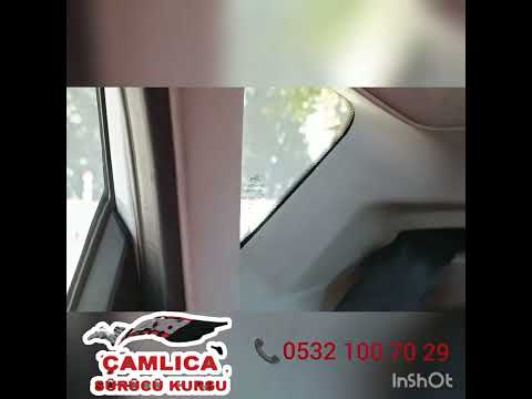 ÇAMLICA SÜRÜCÜ KURSU İLE [ARAÇ İÇİNDEN] L PARK YAPIMI