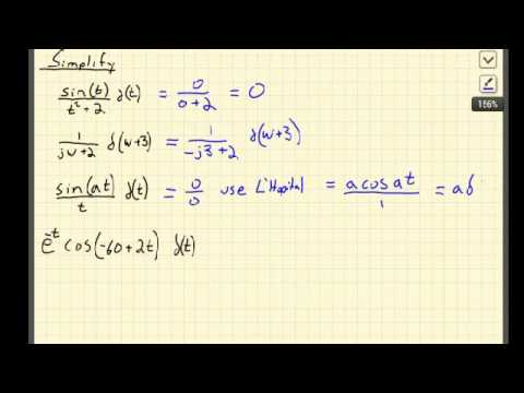Solving Dirac Delta Function for EE Signals and Systems - YouTube