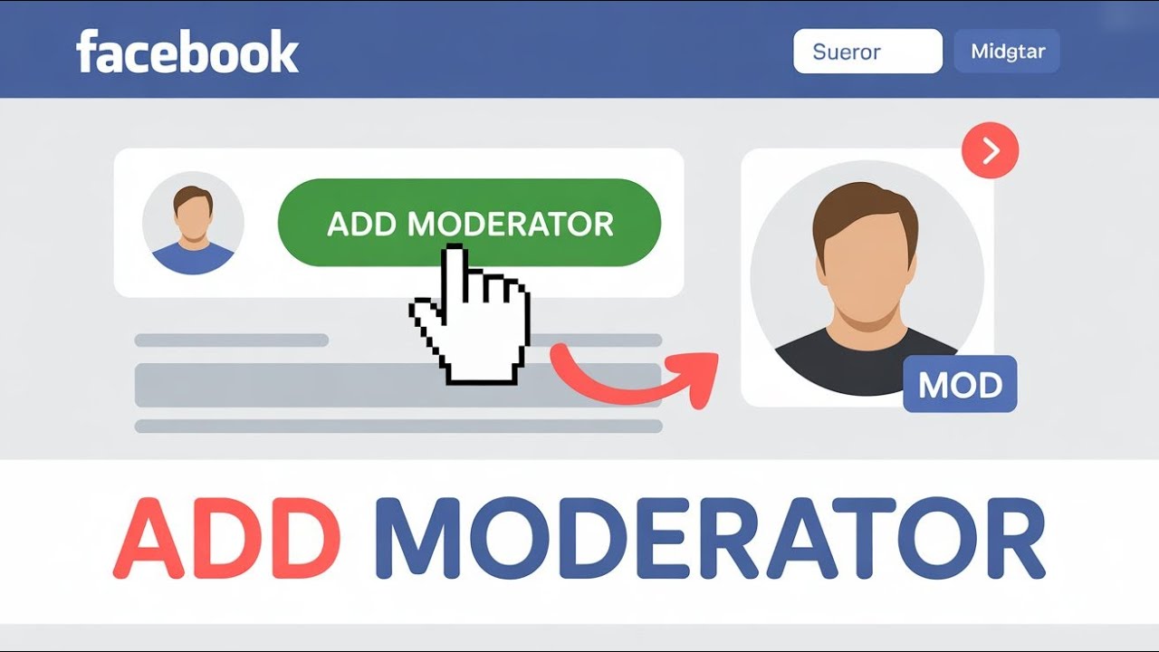 How To Add Moderator In Facebook Page - YouTube