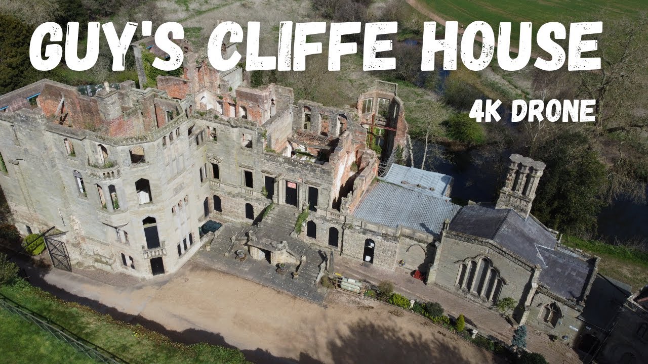 Guy's Cliffe House 4K Drone - YouTube