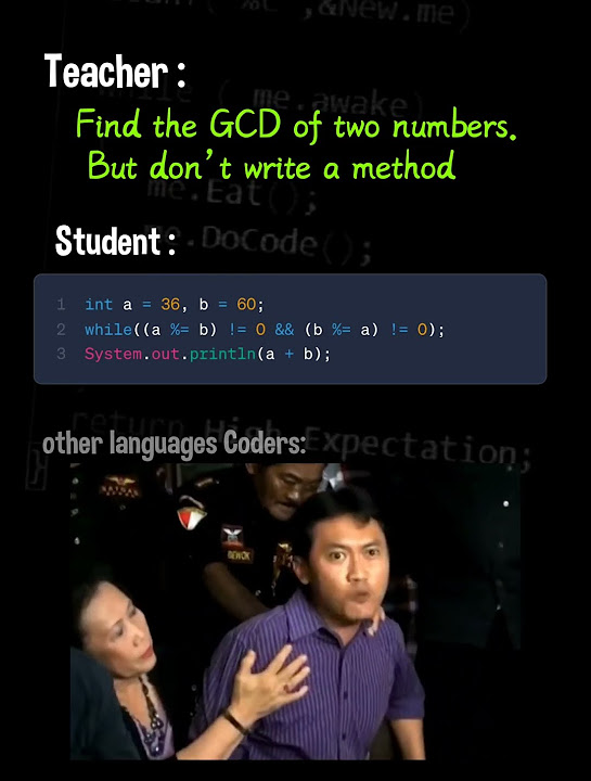 Java's Craziest GCD Trick You've Never Seen! #Shorts #java #learnjava - YouTube