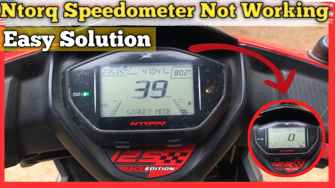 Ntorq Speedometer Not Working | What Is The Problem? - YouTube