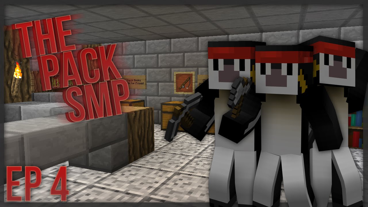 Minecraft The Pack SMP: #4 "Chest Room and Fish Emporium! :)" - YouTube