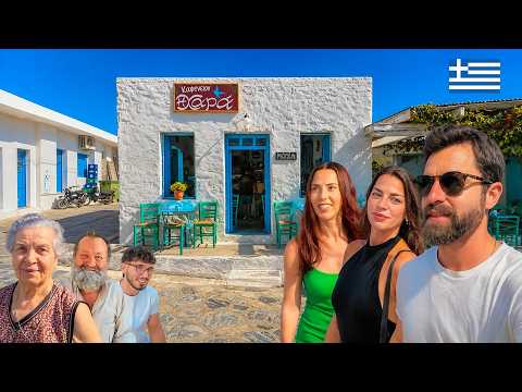 Küçük YUNAN Adasında TÜRKÇE Bilen Gençle Karşılaştık | SCHOINOUSSA 🇬🇷
