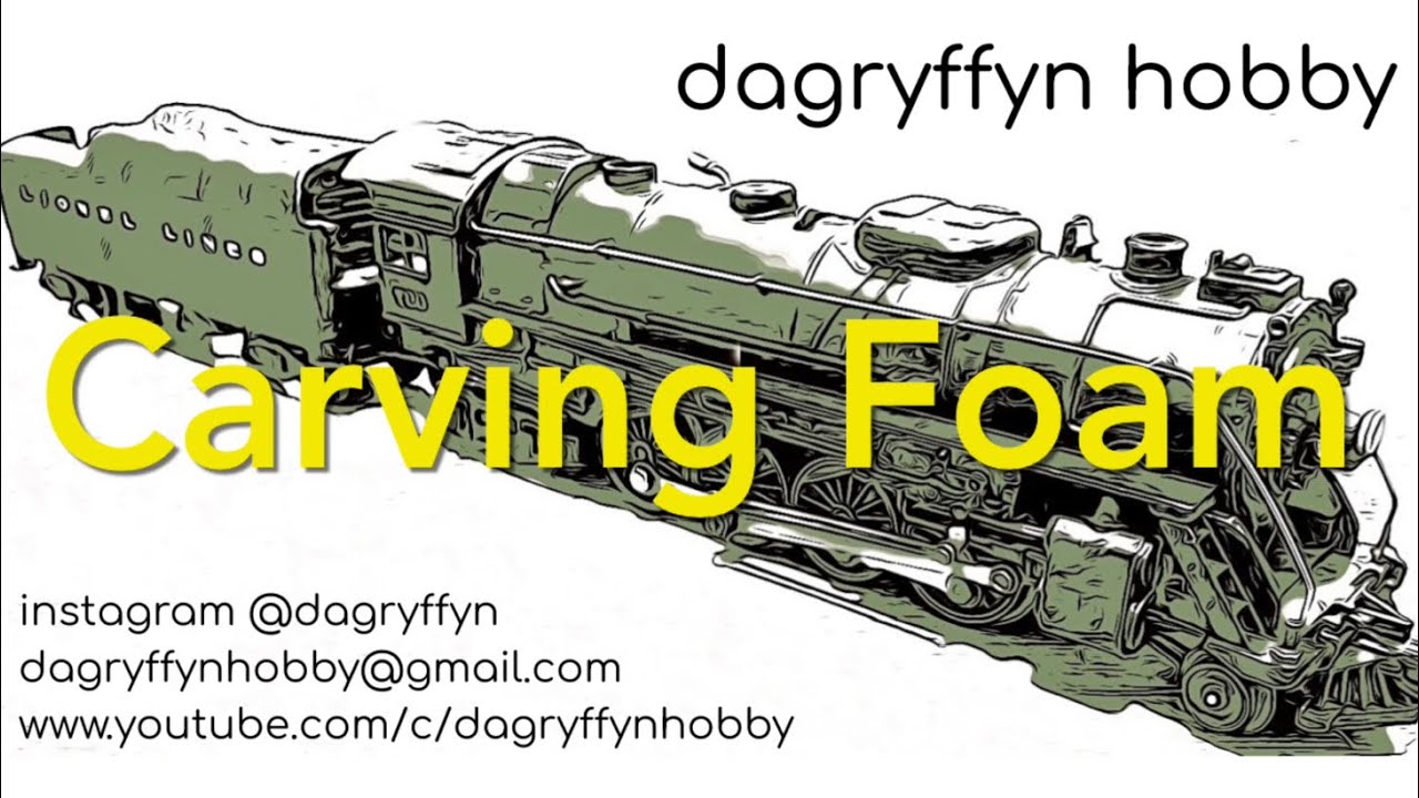 Carving Foam To Create Scenery - Model Railroad Building - Lionel O ...