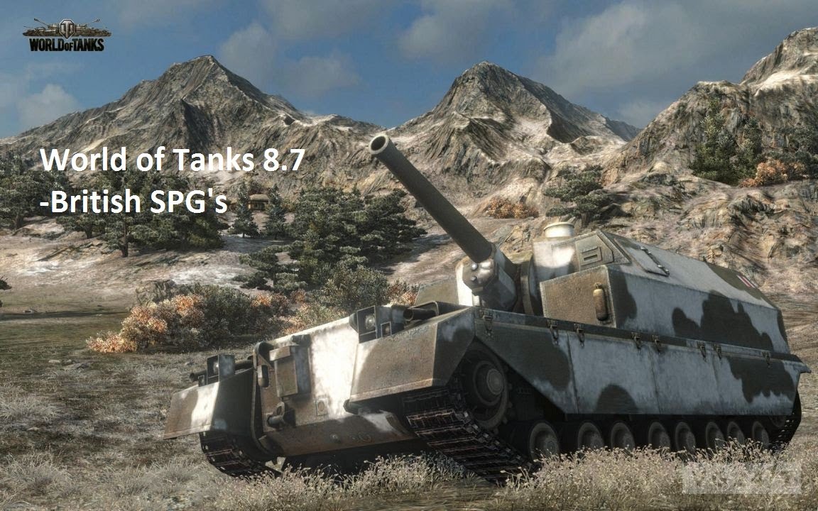 World of Tanks - 8.7 Preview British SPG's - YouTube