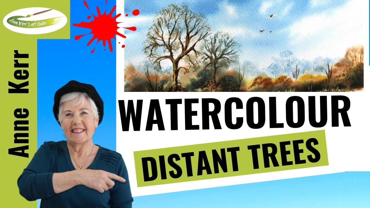 How To Paint DISTANT TREES In Watercolour Easy To Follow Step By Step How To Paint DISTANT TREES In Watercolour Easy To Follow Step By Step