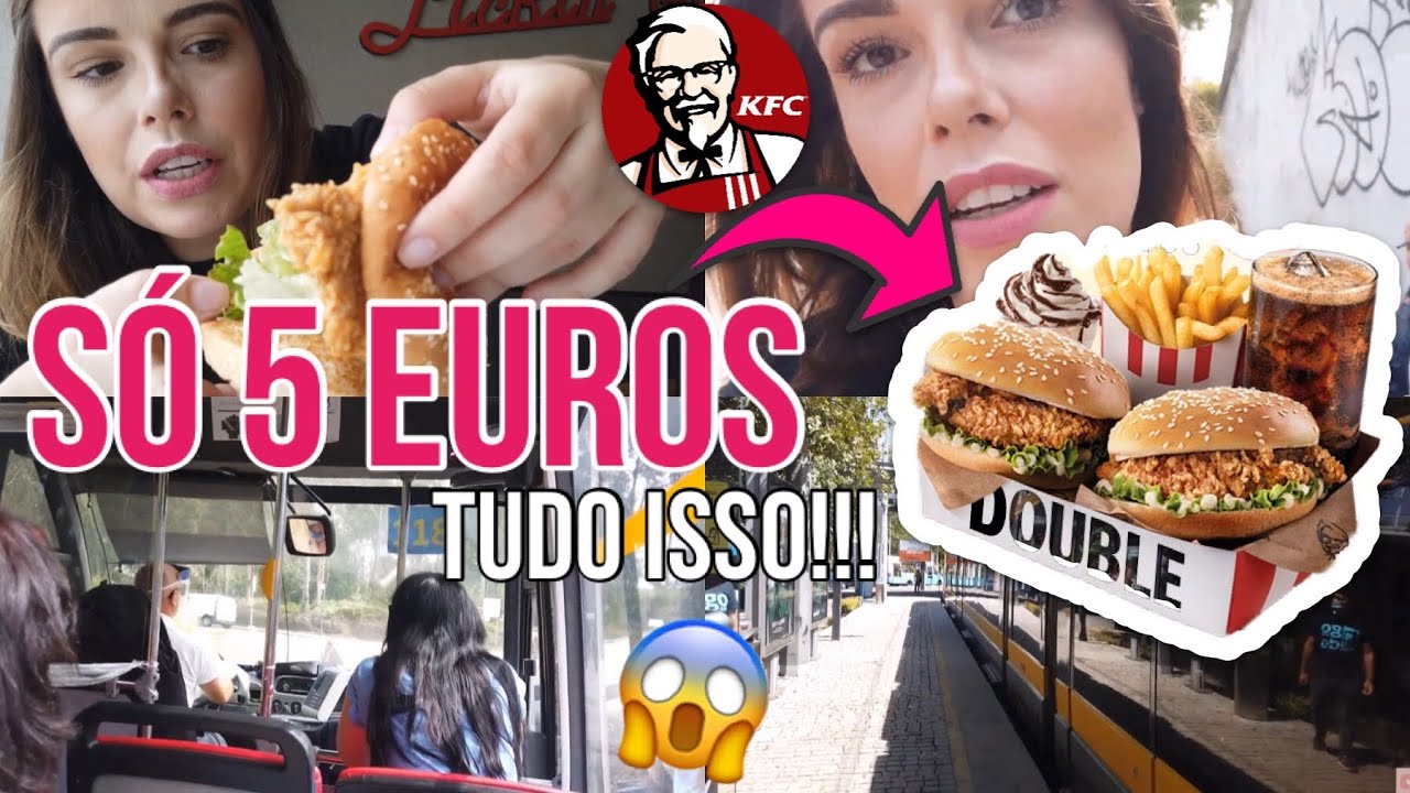 VLOG KFC|BUSÃO EM PORTUGAL|CENTRO DO PORTO E +|PASSEANDO NAS LOJINHAS ...