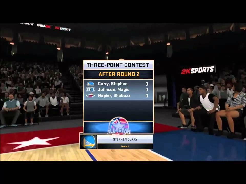 Nba 2k15 3 Point Contest My Career - YouTube