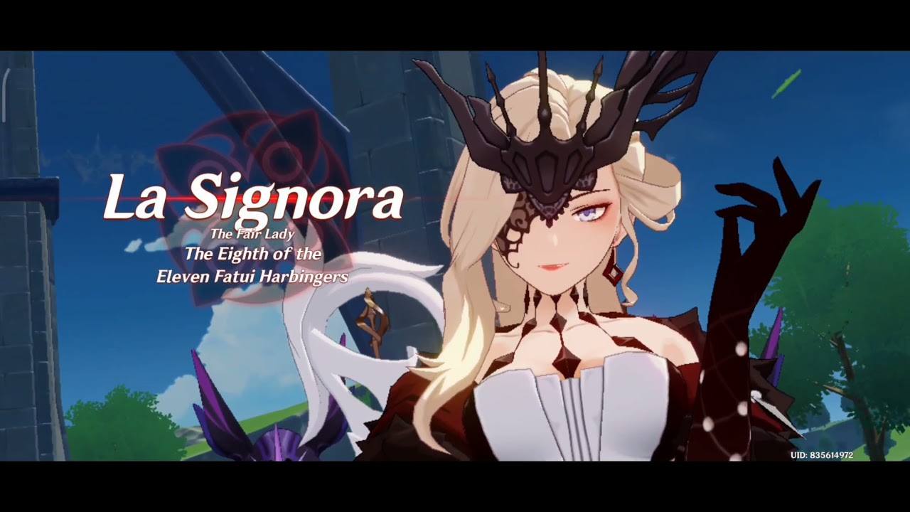 [Genshin Impact] La Signora Appearance - YouTube