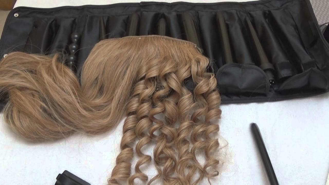 Rizos con Irresistible Me / Sapphire 8 in 1 Curling Wand - YouTube