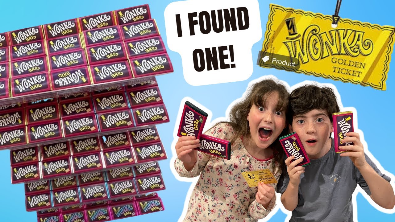 Wonka Golden Ticket Candy Bars Crazy Sweet's Mile Of Music Golden