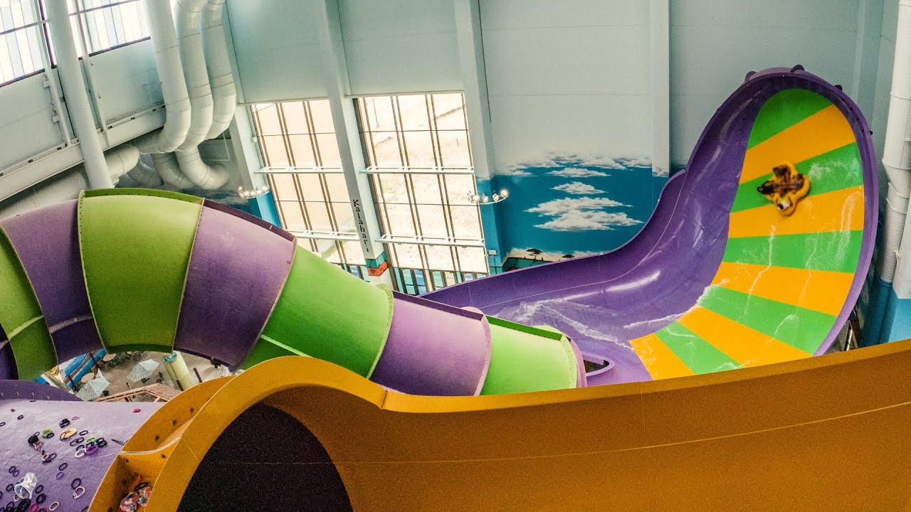 Stingray POV | Extreme TornadoWAVE Waterslide at Kalahari Round Rock ...
