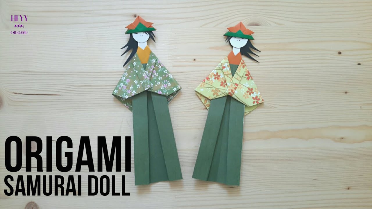 Origami Samurai Doll Tutorial - YouTube