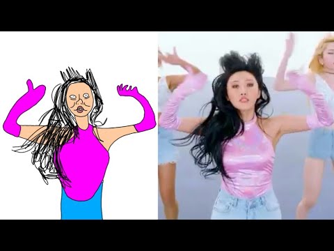 DRAWING MEME MUSIC VIDEO | HWASA - TWIT #57 |
