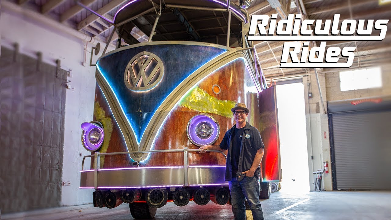 The Giant 13ft High VW Party Bus | RIDICULOUS RIDES - YouTube
