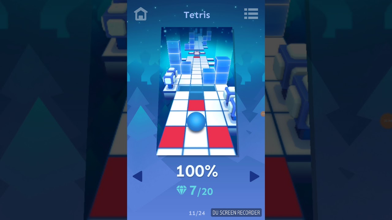 Roling sky level Tetris completed - YouTube