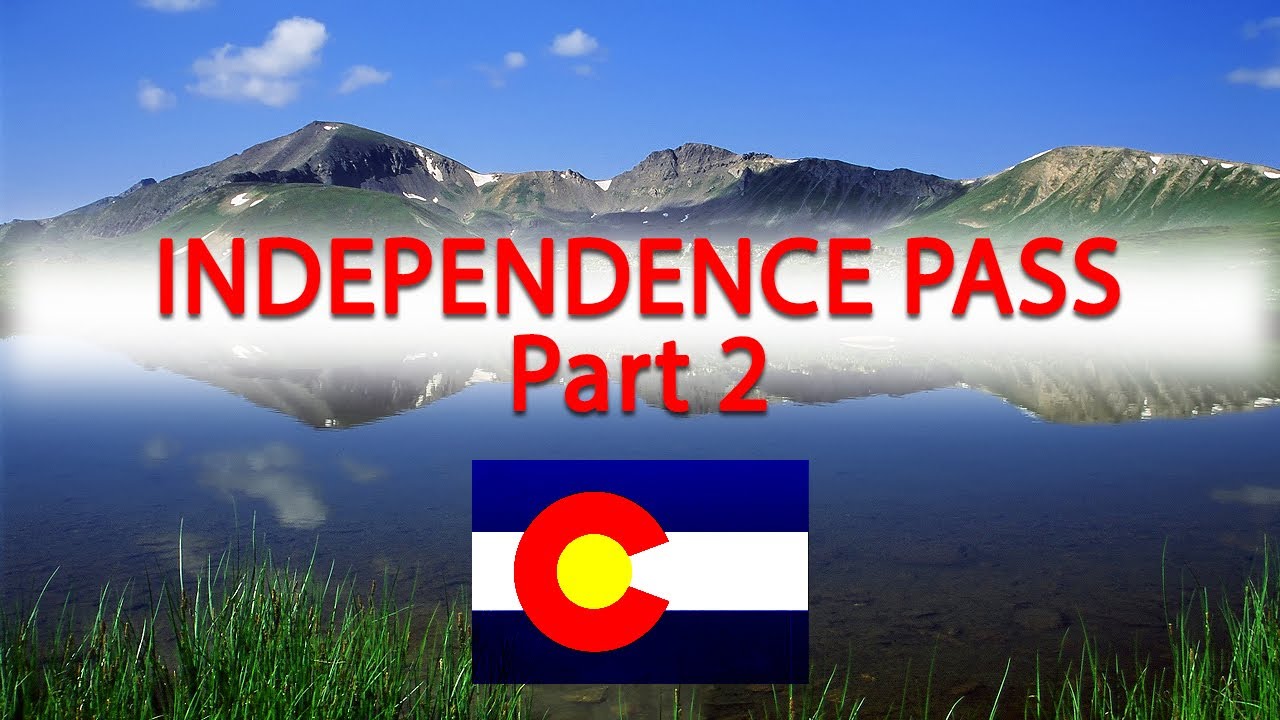 Drive over Independence Pass Leadville to Aspen Part 2: From the summit ...