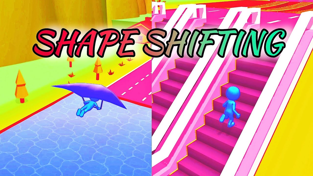 shape-shifting funny race gameplay very long level 77 new hyper casual ...