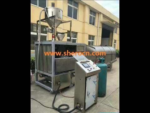 automatic pop machine,rice large hot air puffing machine ,automatic ...