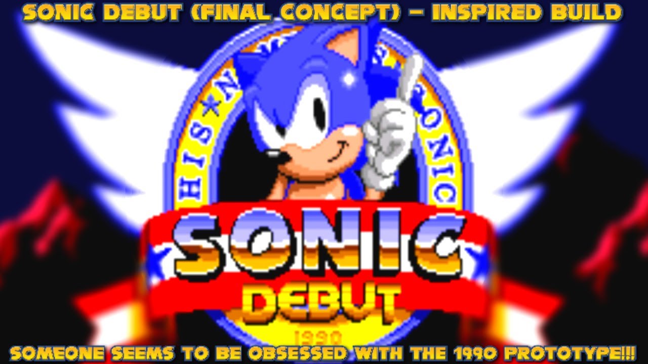 A PERSON REALLY LIKES THE 1990 PROTOTYPE! | Sonic Debut (Final Concept ...