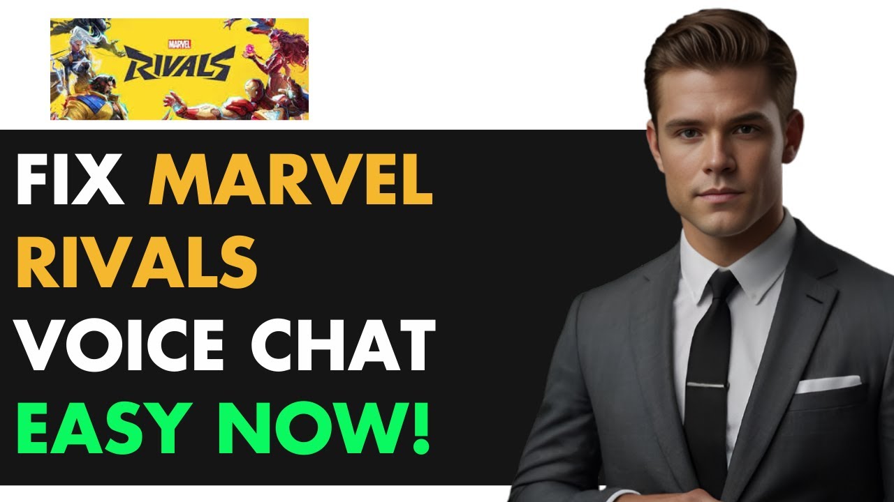 HOW TO FIX Marvel Rivals Voice Chat Not Working on PC NOW! - YouTube